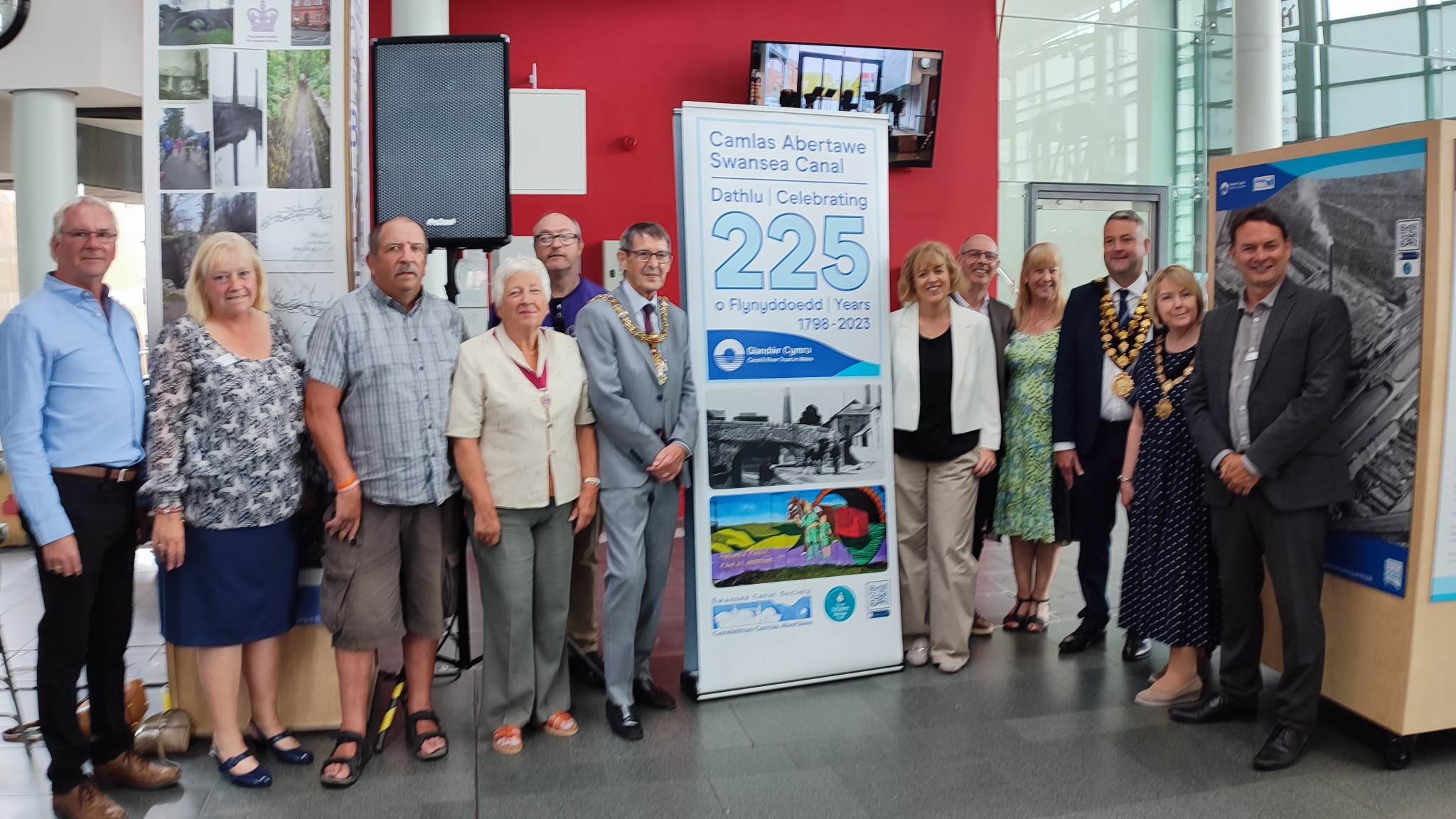 Liz McIvor Visits Swansea, 23rd June 2023 - Swansea Canal Society